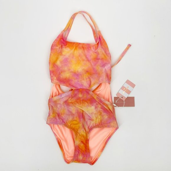 Pilyq | Swim | Pilyq Girls Size 4 Tie Dye Cutout One Piece Bathing Suit ...
